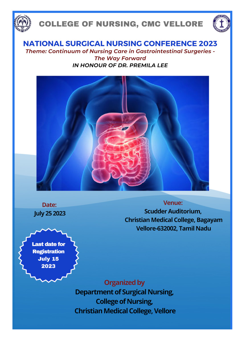 National Surgical Nursing Conference, 2023 – Theme: Continuum of ...